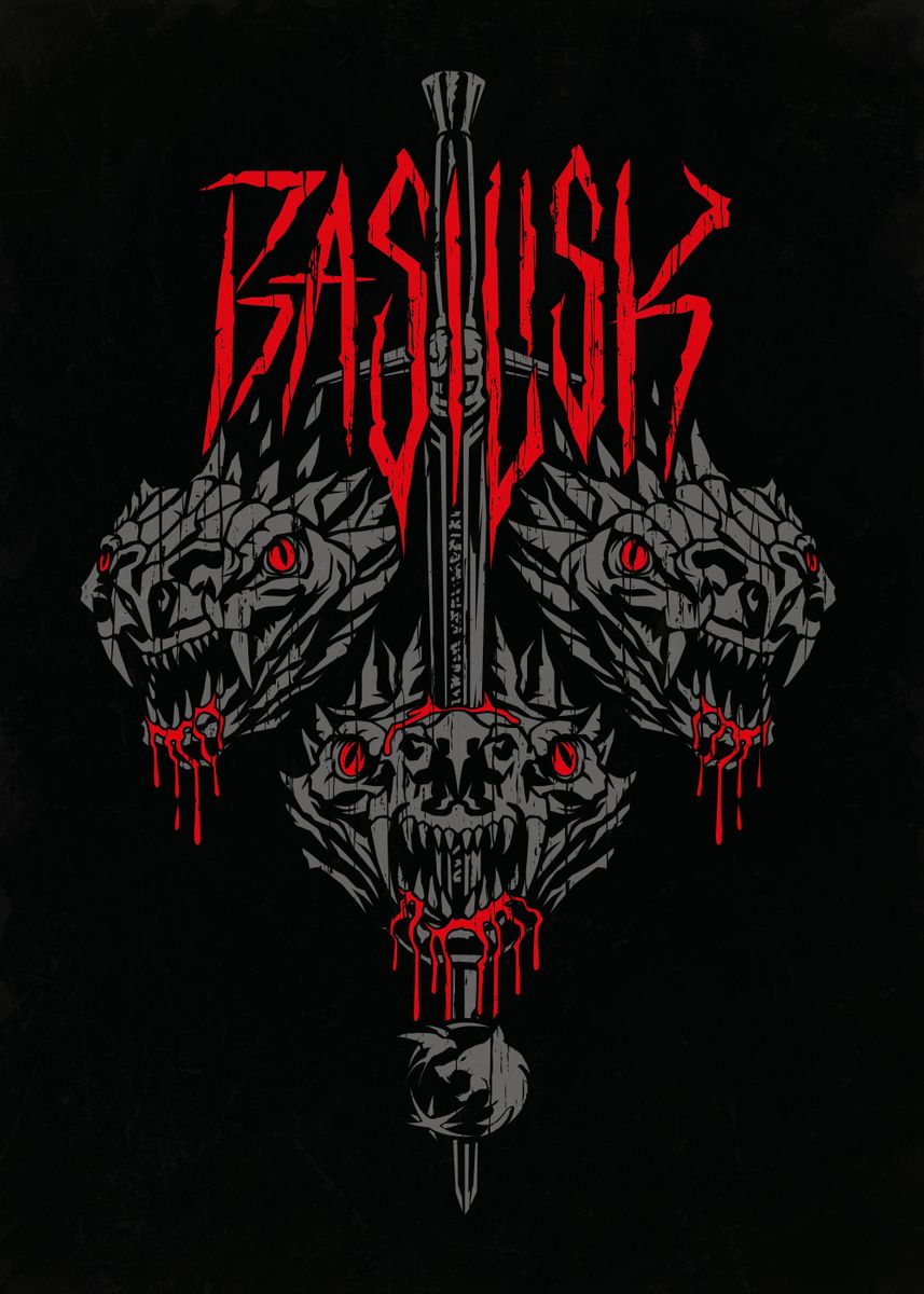 'Basilisk' Poster, picture, metal print, paint by The Witcher Series ...