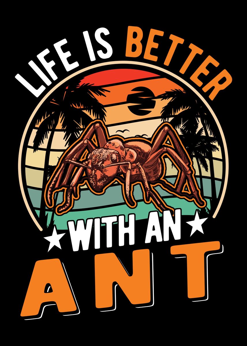 'Ant Farm Ant Keeper' Poster, picture, metal print, paint by ...