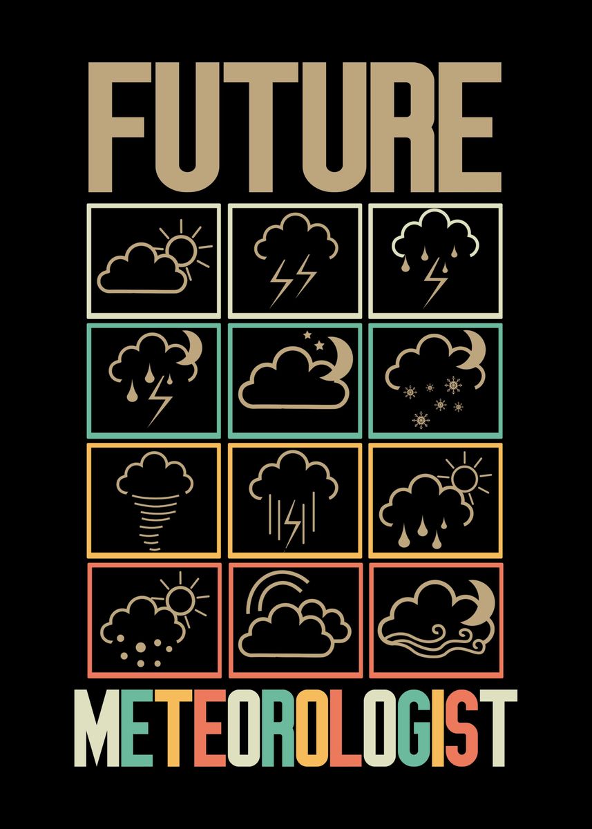 'Weather Watcher' Poster by professionaldesigns | Displate