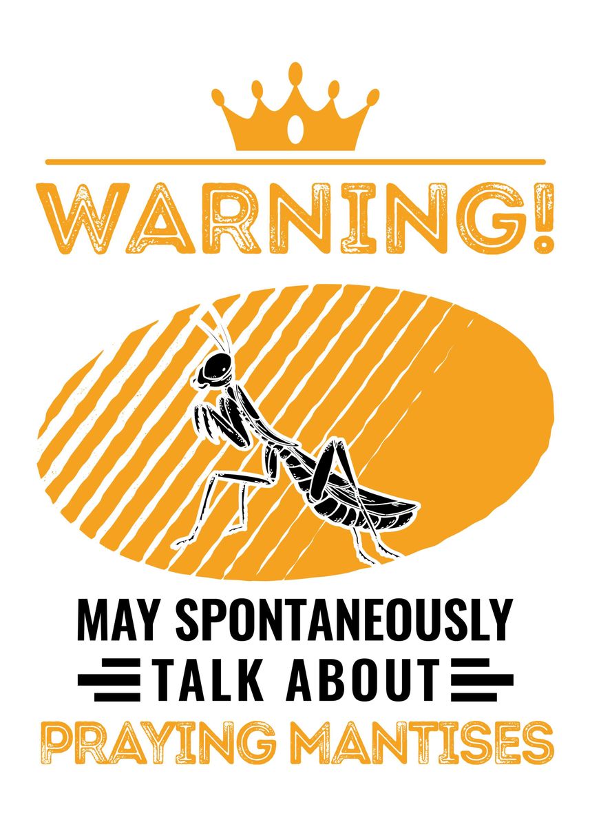 'Praying Mantis' Poster, picture, metal print, paint by FavoritePlates ...