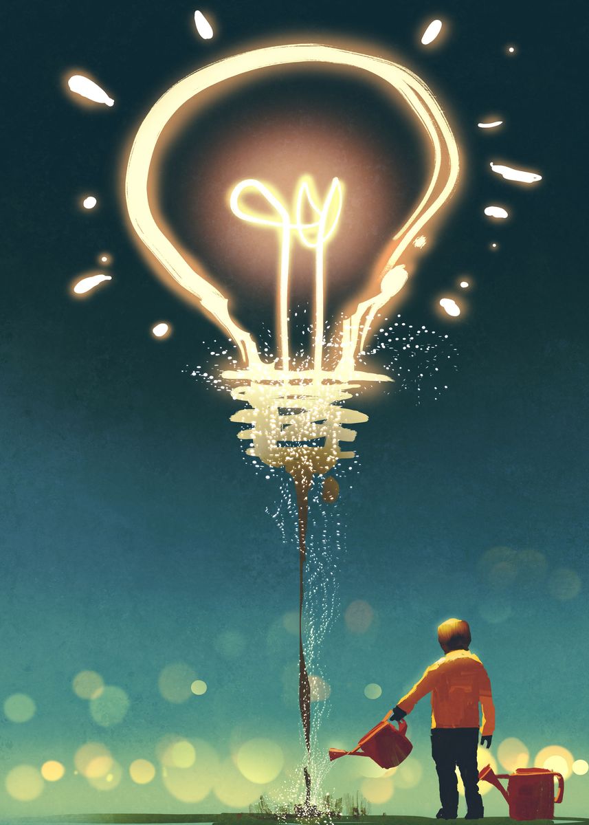 'water your mind' Poster by Designersen | Displate