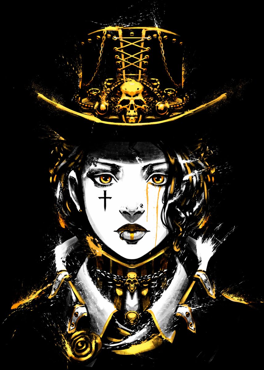 'Steampunk Queen' Poster, picture, metal print, paint by Lana Meyers ...