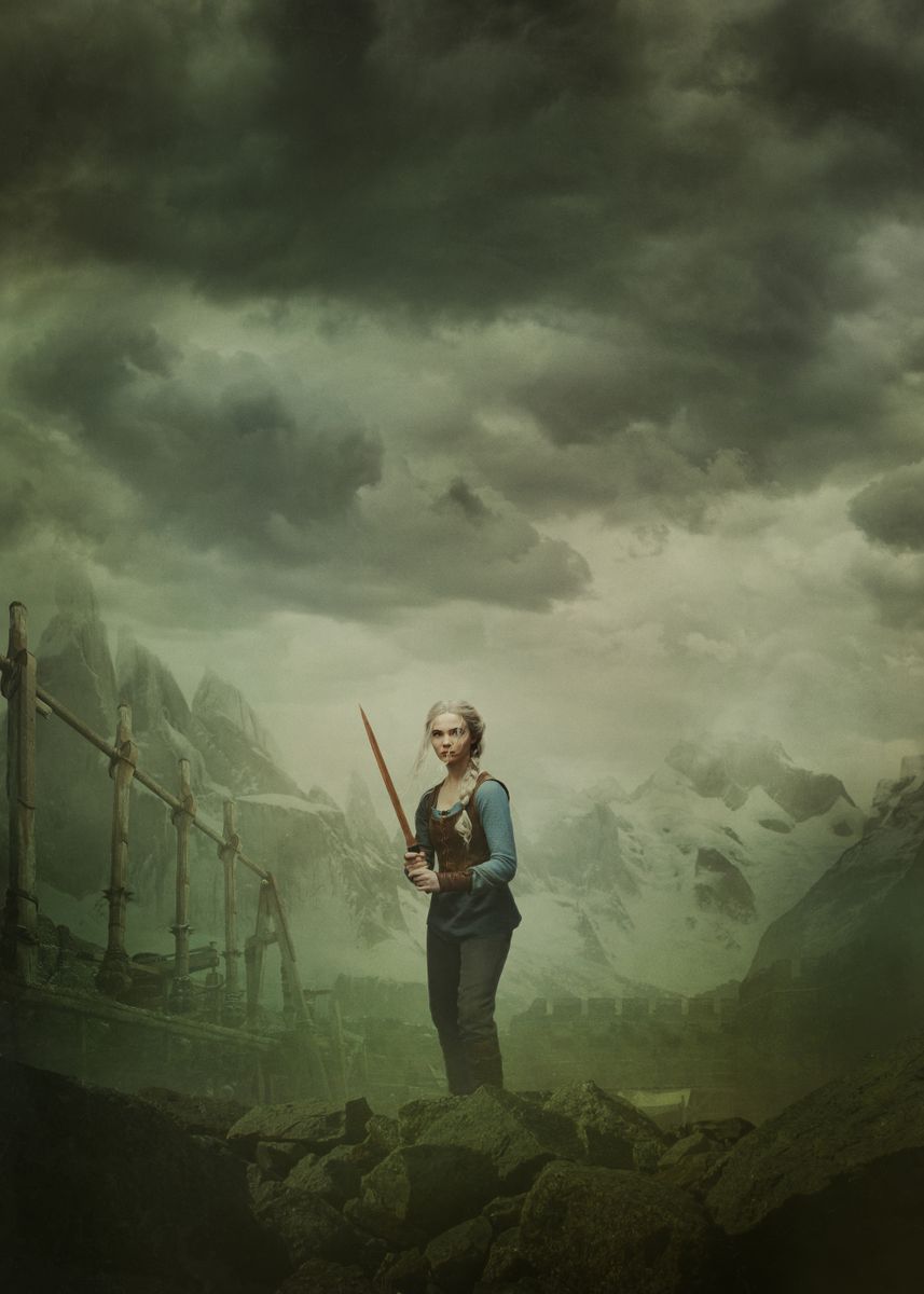 'Princess of Cintra' Poster, picture, metal print, paint by The Witcher ...