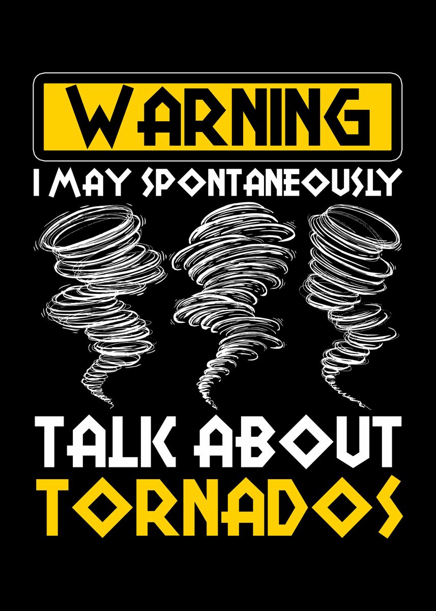 'Tornado Meteorologist' Poster, picture, metal print, paint by ...