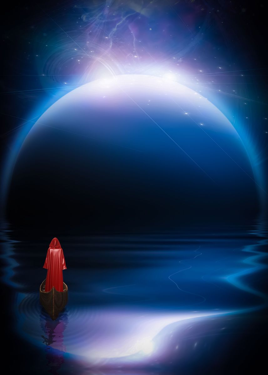 'Man in red robe' Poster, picture, metal print, paint by Bruce Rolff ...