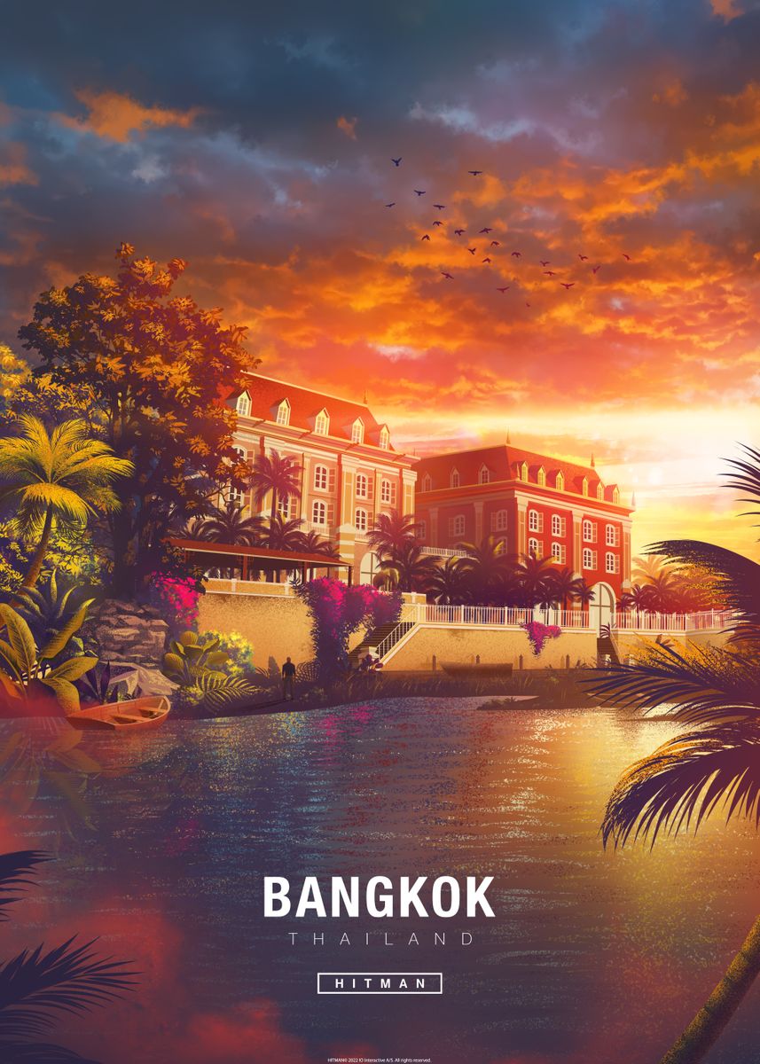'Bangkok' Poster, picture, metal print, paint by Hitman | Displate