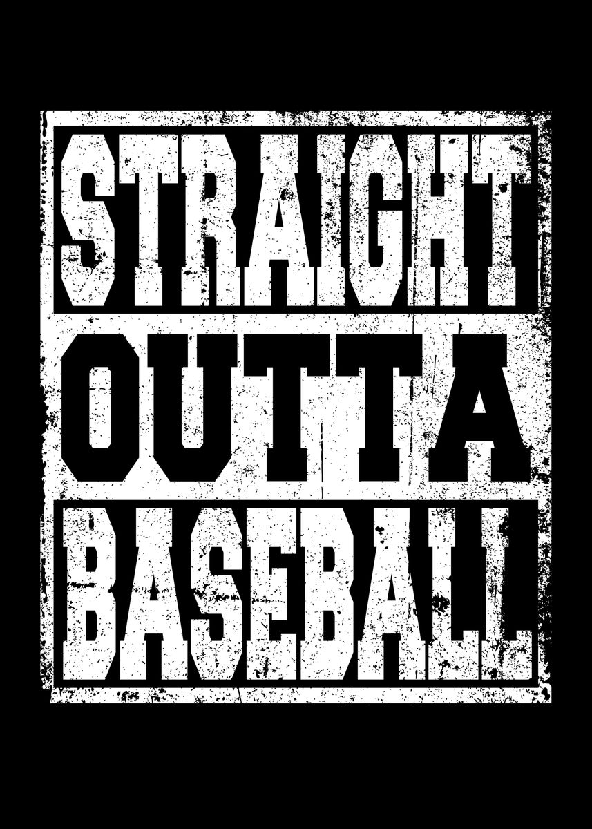 'Baseball Saying Funny' Poster by schmugo | Displate