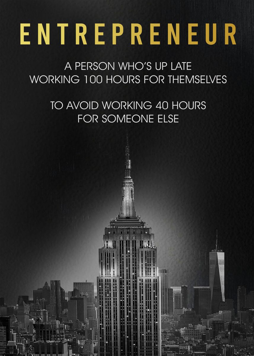 'Entrepreneur' Poster, picture, metal print, paint by Conceptual ...