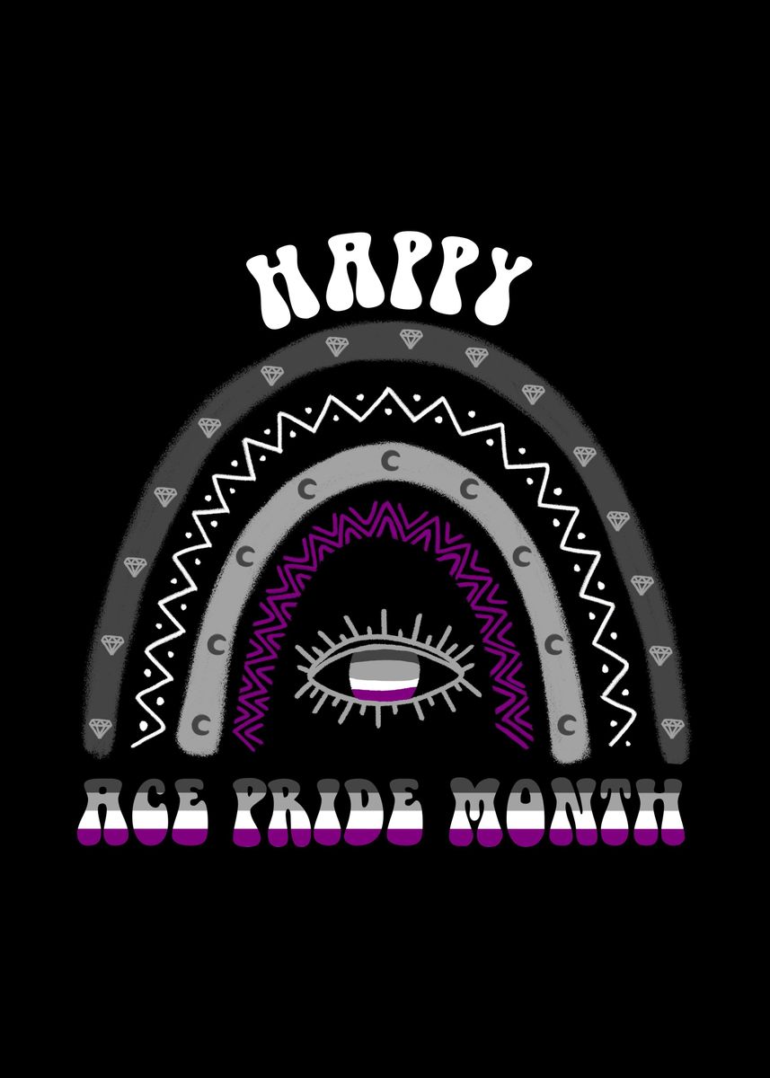 'Happy Ace Pride Month' Poster by queerappear | Displate