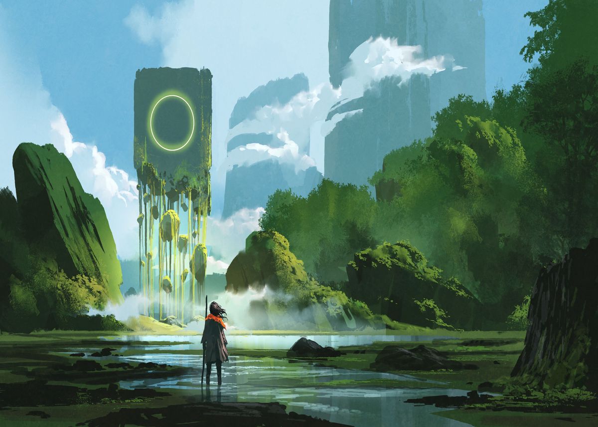 'the big circle' Poster by Designersen | Displate