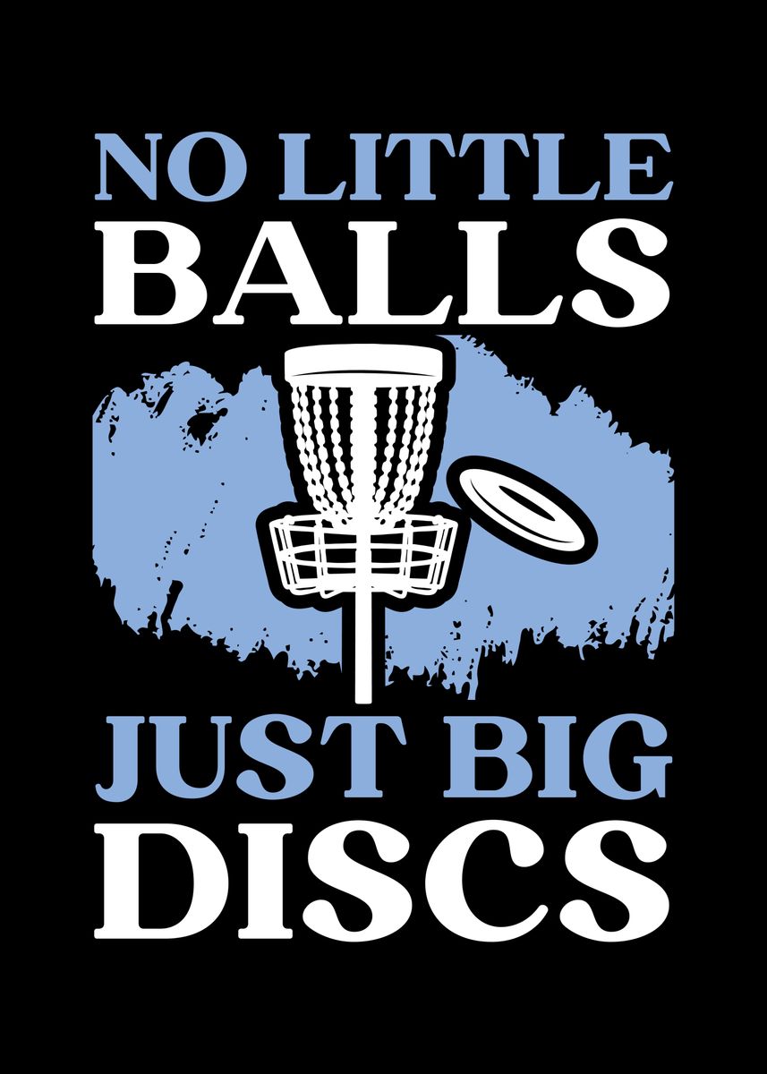 'Disc Golf Player' Poster, picture, metal print, paint by NAO | Displate