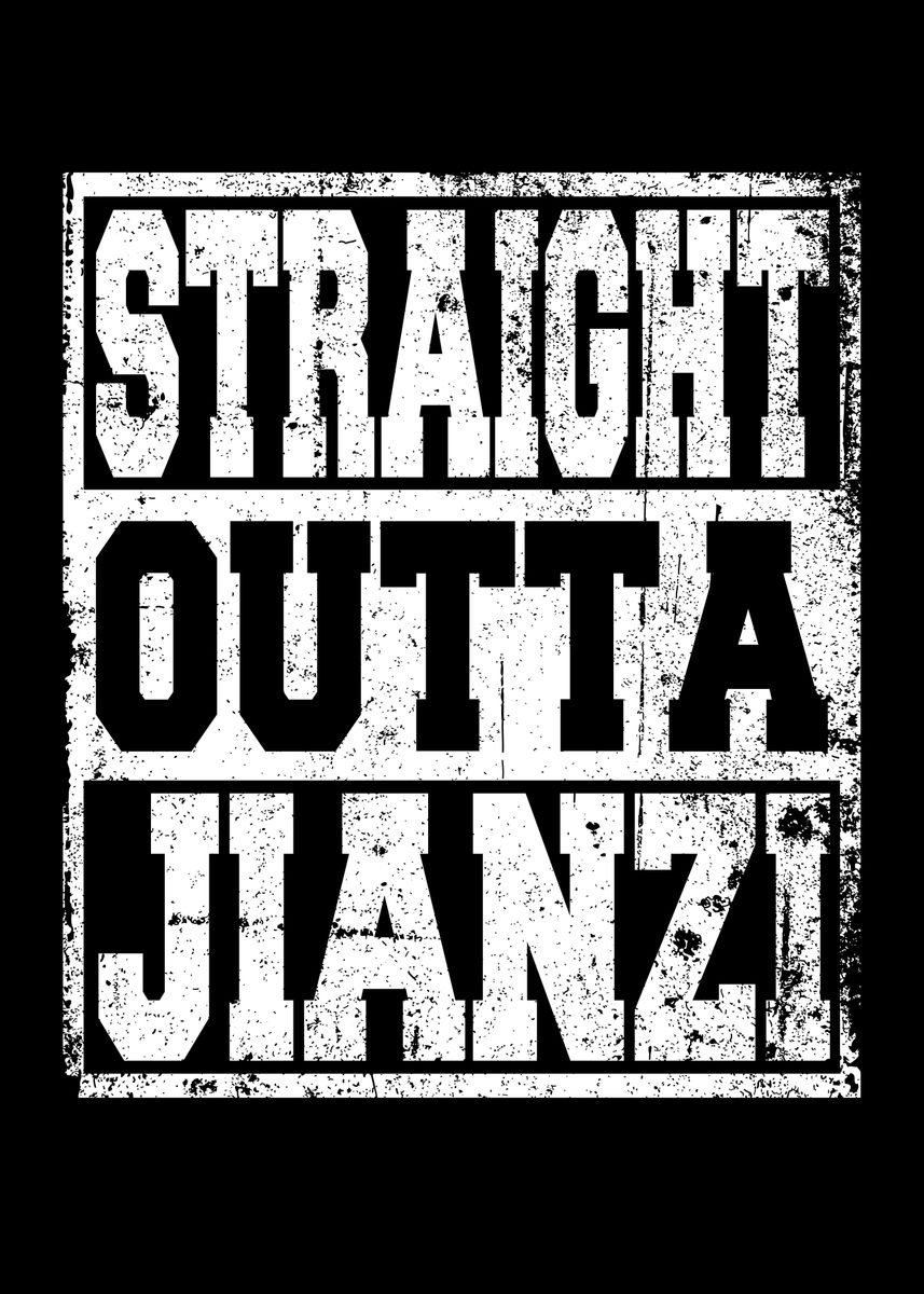 'Jianzi Saying funny' Poster, picture, metal print, paint by schmugo ...