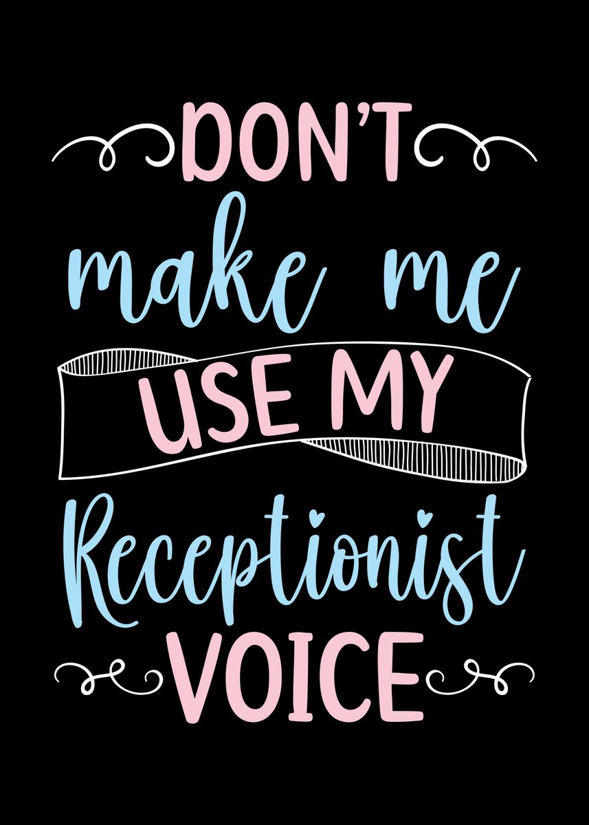 'Receptionist' Poster, picture, metal print, paint by NAO | Displate