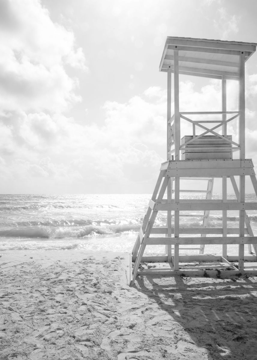 'Caribbean Lifeguard 2' Poster, picture, metal print, paint by Anita's ...