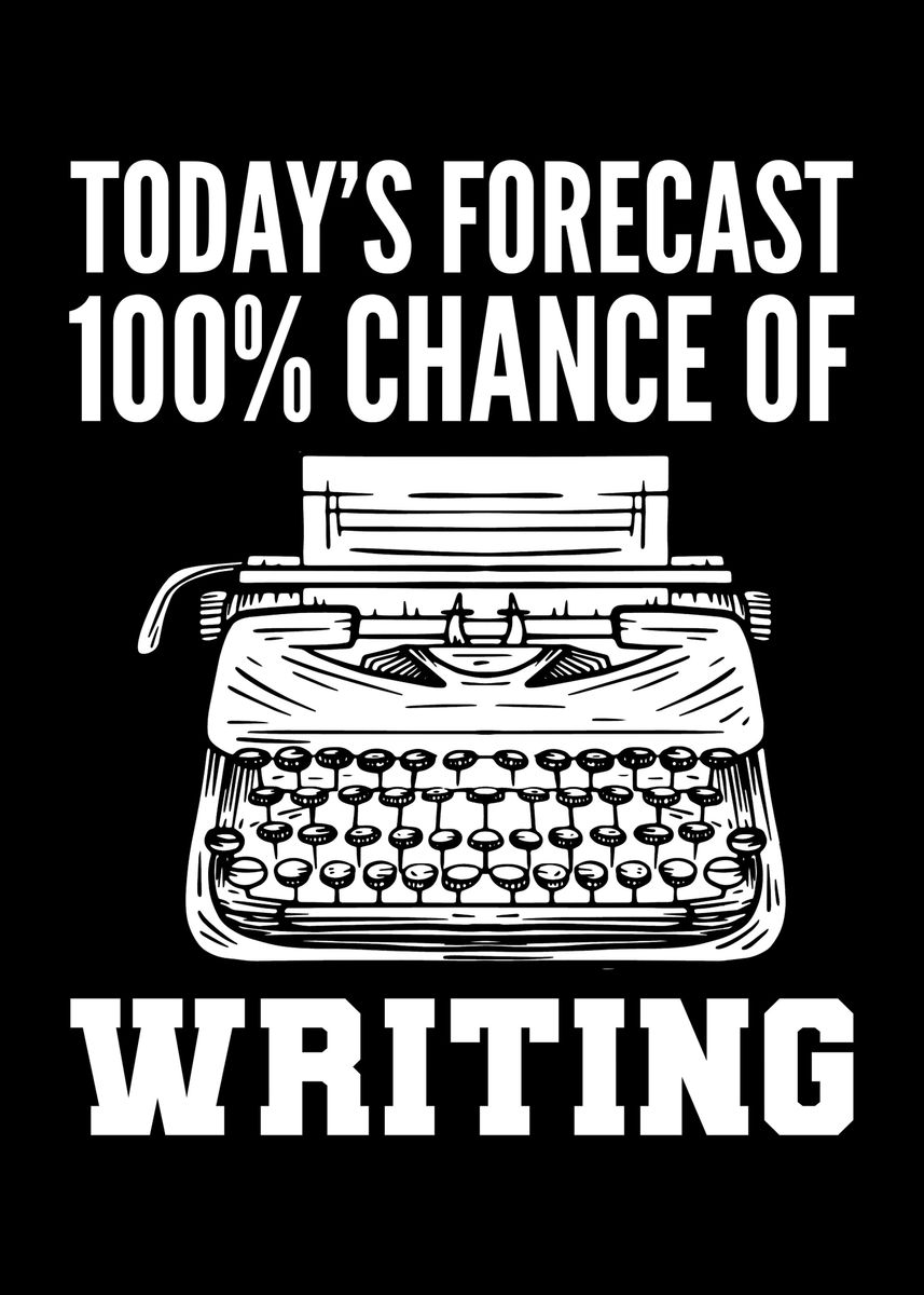 'Funny Writer' Poster by FunnyGifts | Displate