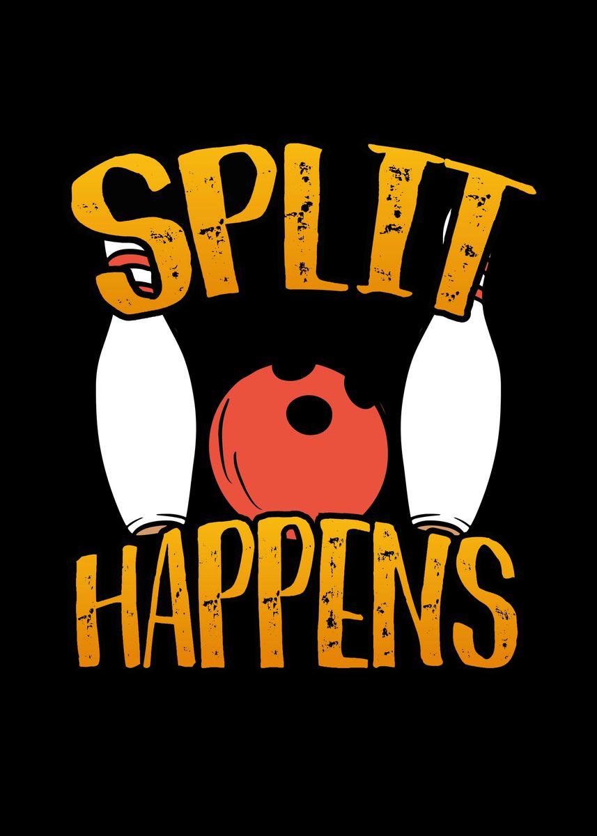 'Split happens' Poster by BeMi | Displate