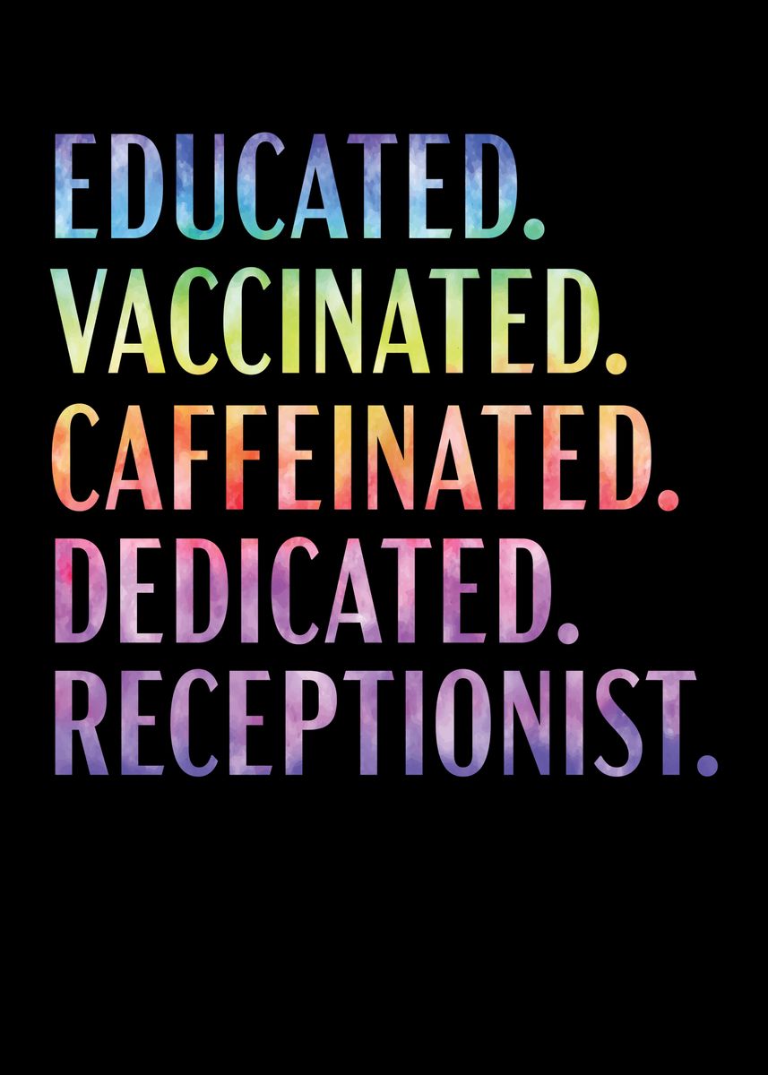 'Receptionist' Poster, picture, metal print, paint by NAO | Displate