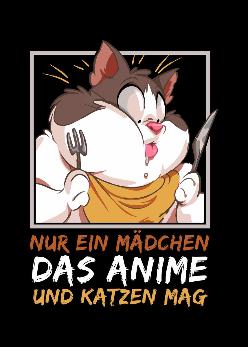 'German Anime' Poster, picture, metal print, paint by Sebastian Wünsche ...