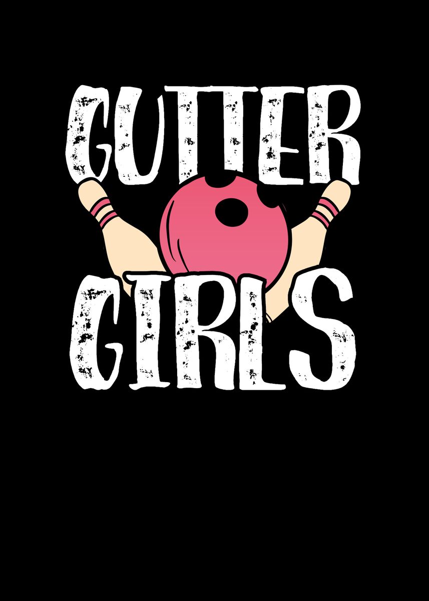 'Gutter Girls' Poster, picture, metal print, paint by BeMi | Displate