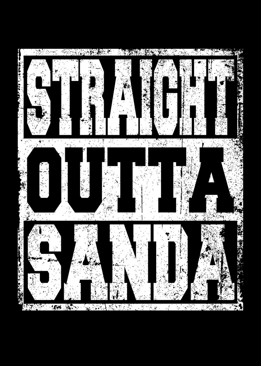 'Sanda Saying funny' Poster, picture, metal print, paint by schmugo ...