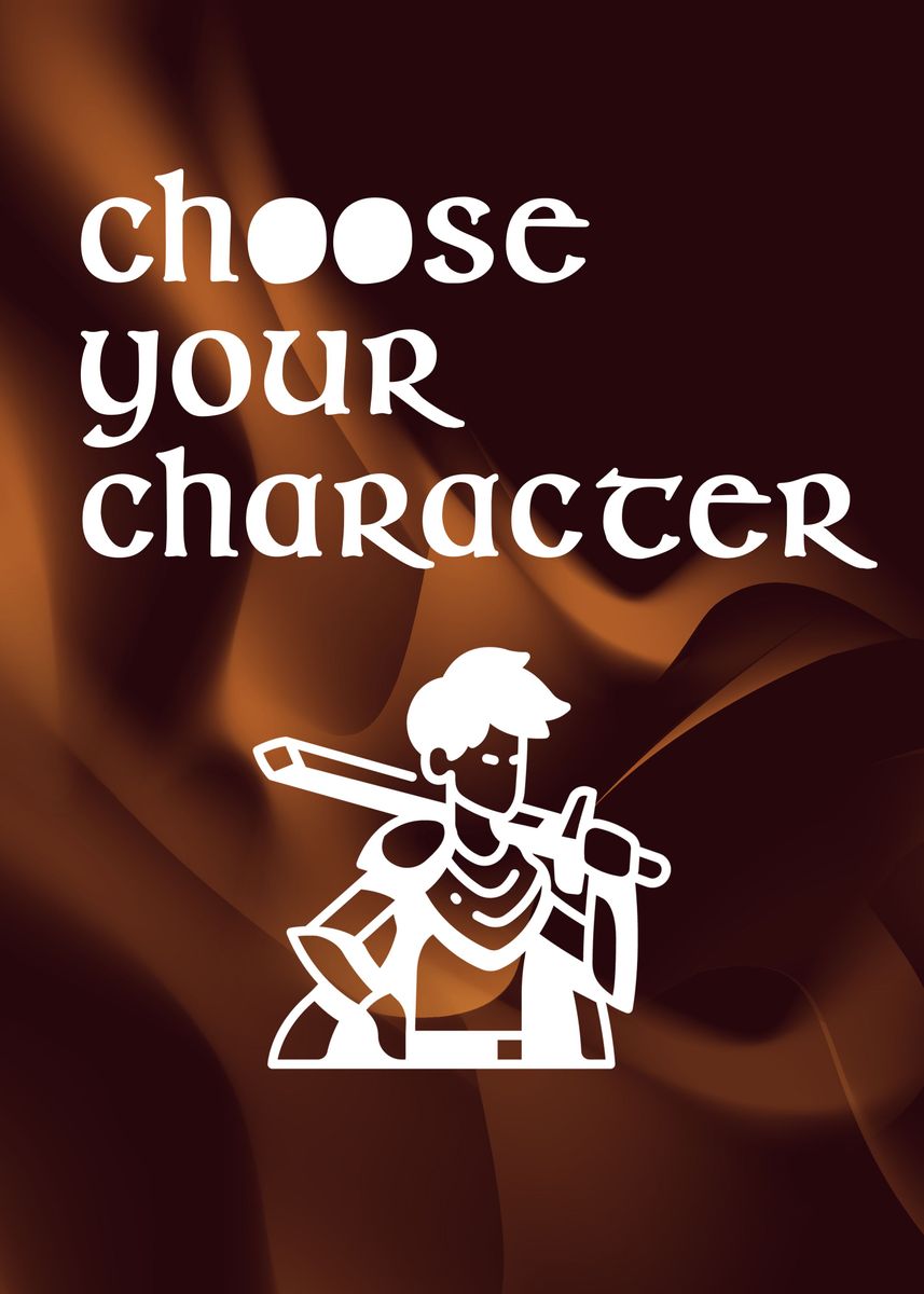 'Character Swordmaster' Poster, picture, metal print, paint by Stefan ...