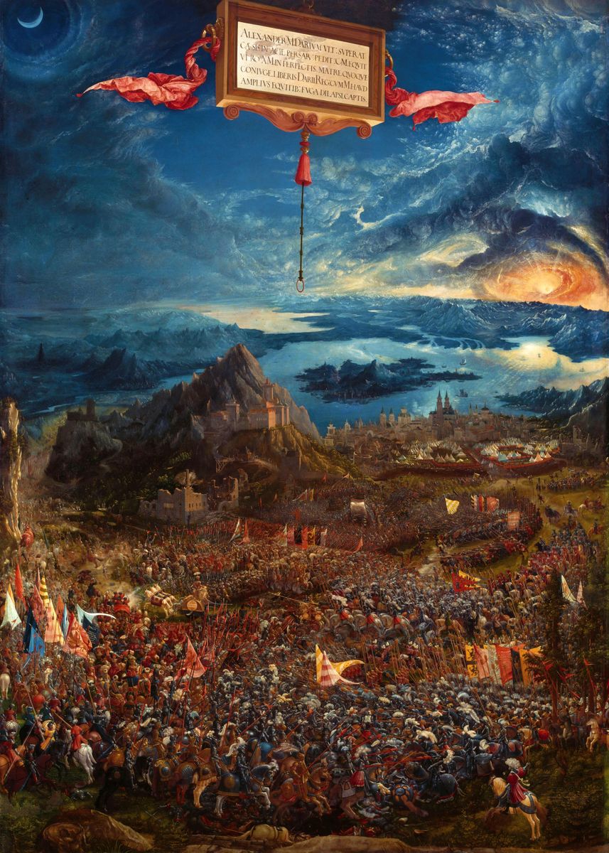 'Battle of Alexander Issus' Poster, picture, metal print, paint by ...