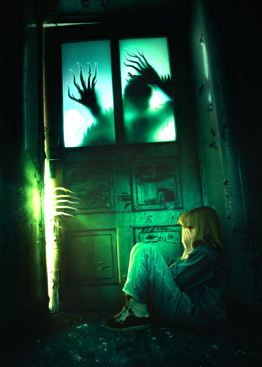 'Nightmare' Poster, picture, metal print, paint by vandervisuals | Displate