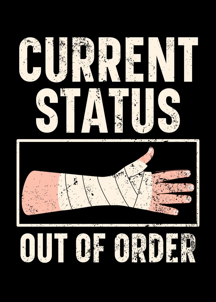 'Out Of Order' Poster, picture, metal print, paint by NAO | Displate
