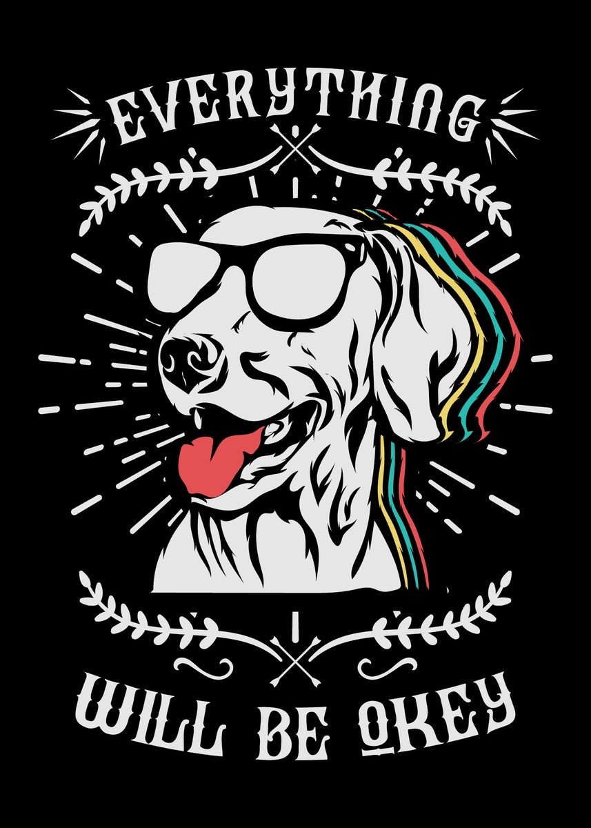 'Everything Will Be Okey' Poster by crbn design | Displate