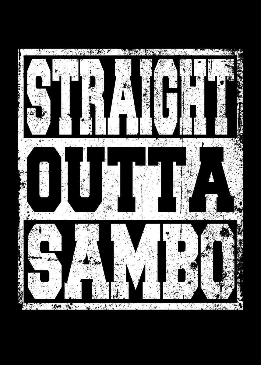 'Sambo Saying funny' Poster, picture, metal print, paint by schmugo ...