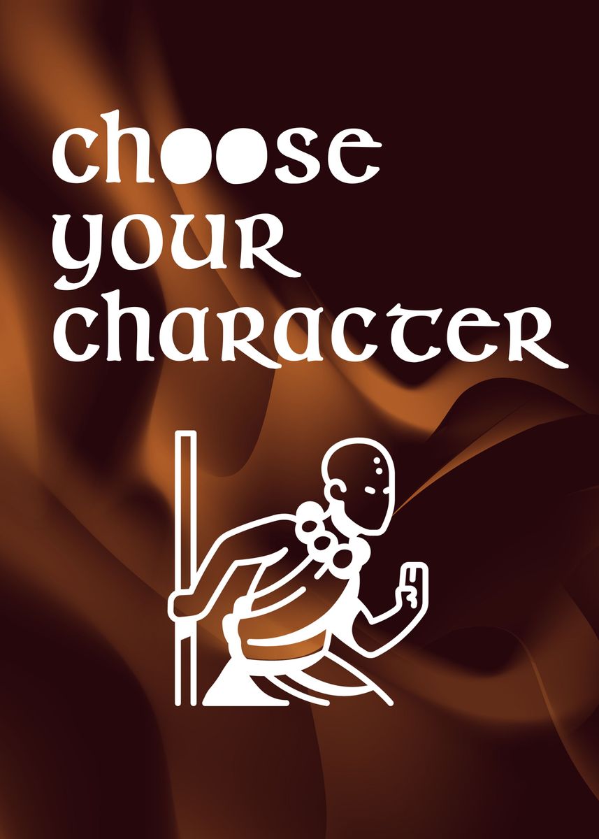 'Fantasy Character monk' Poster, picture, metal print, paint by Stefan ...