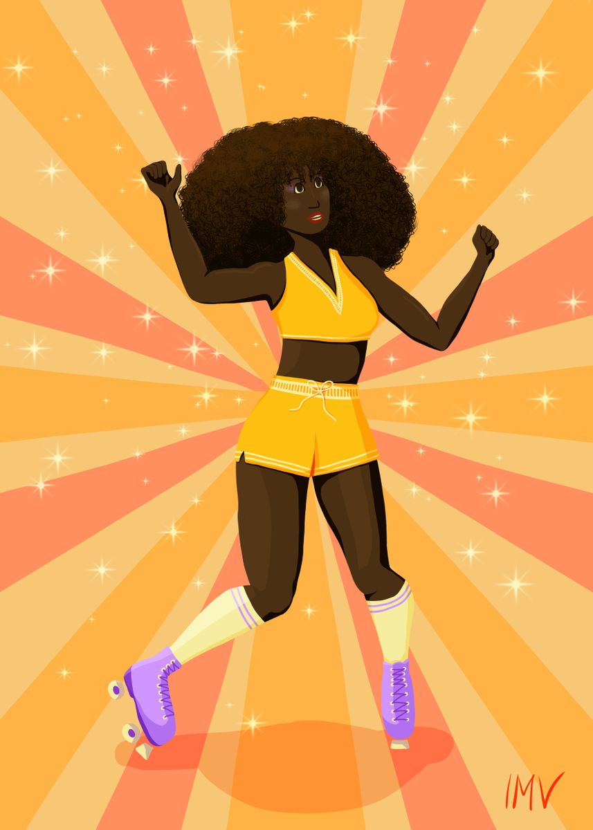 'Disco Queen 3' Poster, picture, metal print, paint by IMV Artwork ...