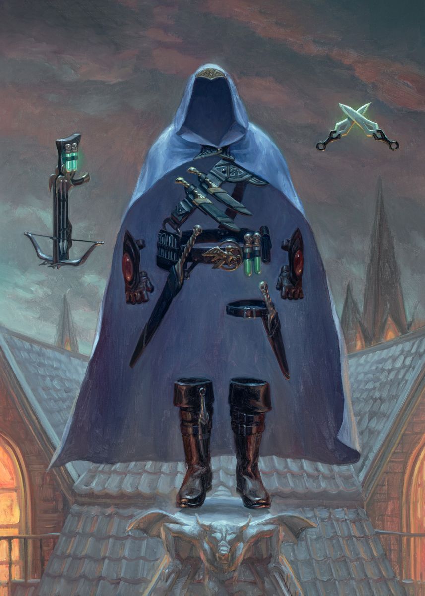 'Rogue Illustration' Poster, picture, metal print, paint by Dungeons ...