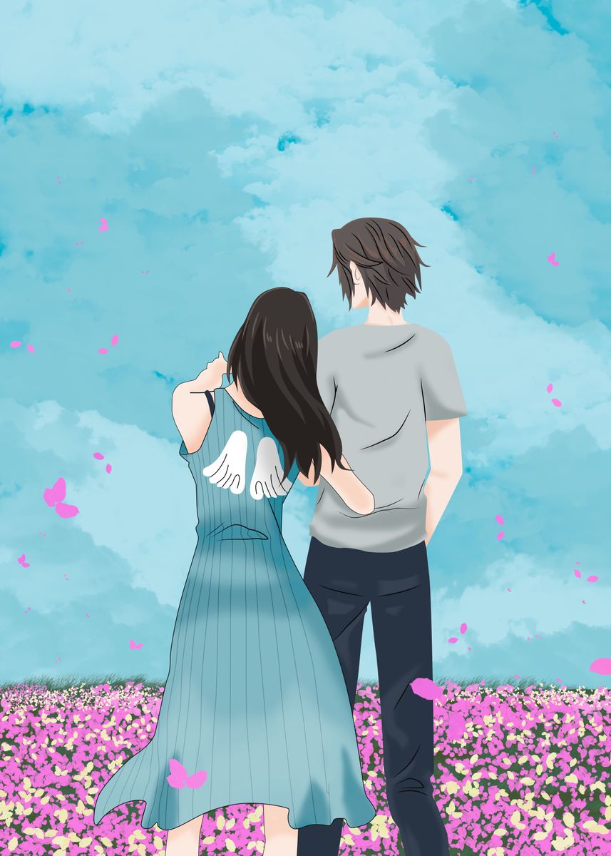 'squall and rinoa romance' Poster by best art moshper | Displate