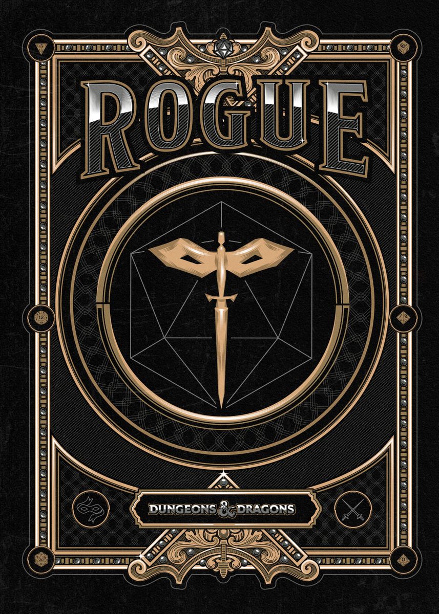'Rogue' Poster, picture, metal print, paint by Dungeons and Dragons ...