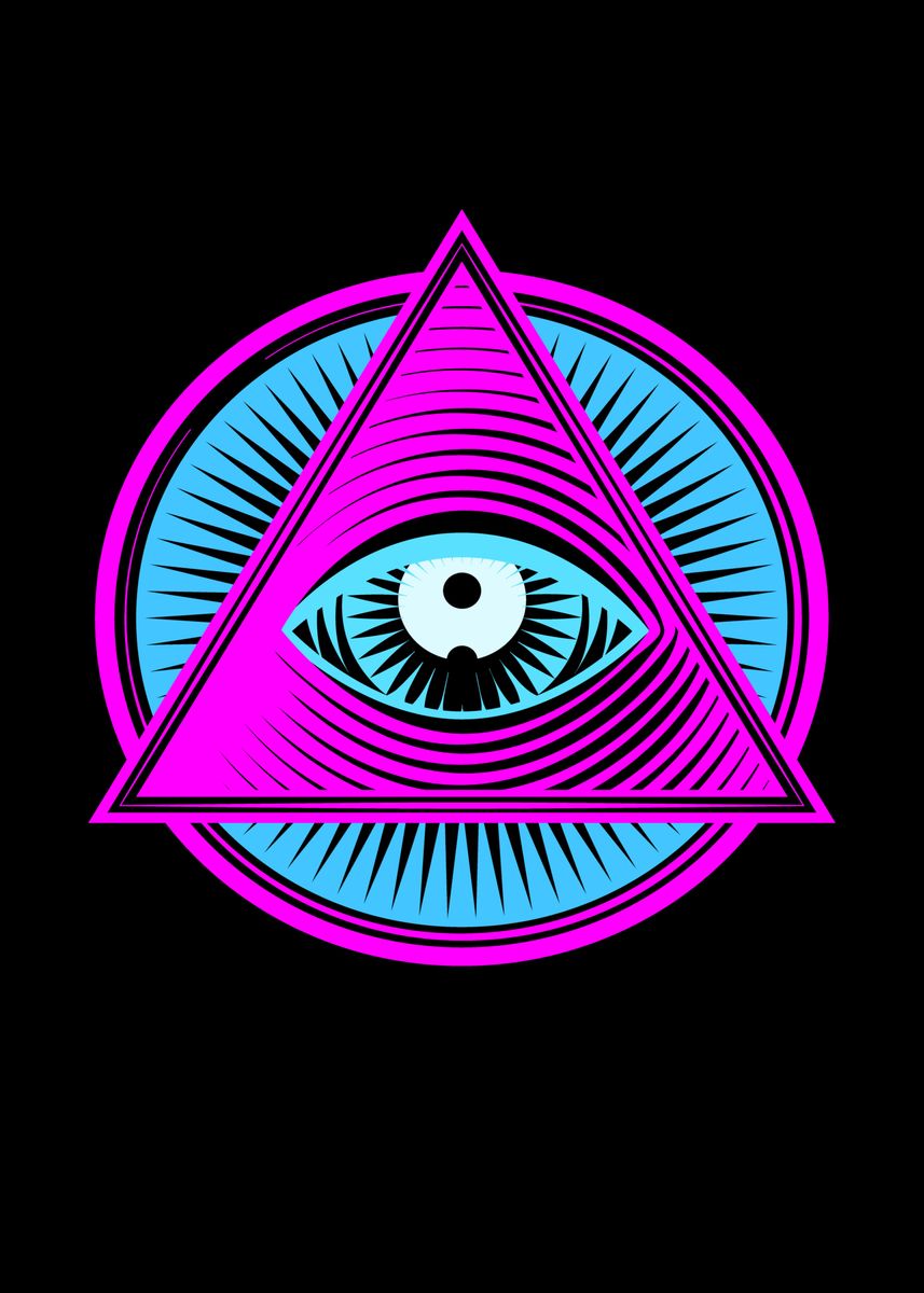 'My Third Eye Meditation' Poster, picture, metal print, paint by Mooon ...