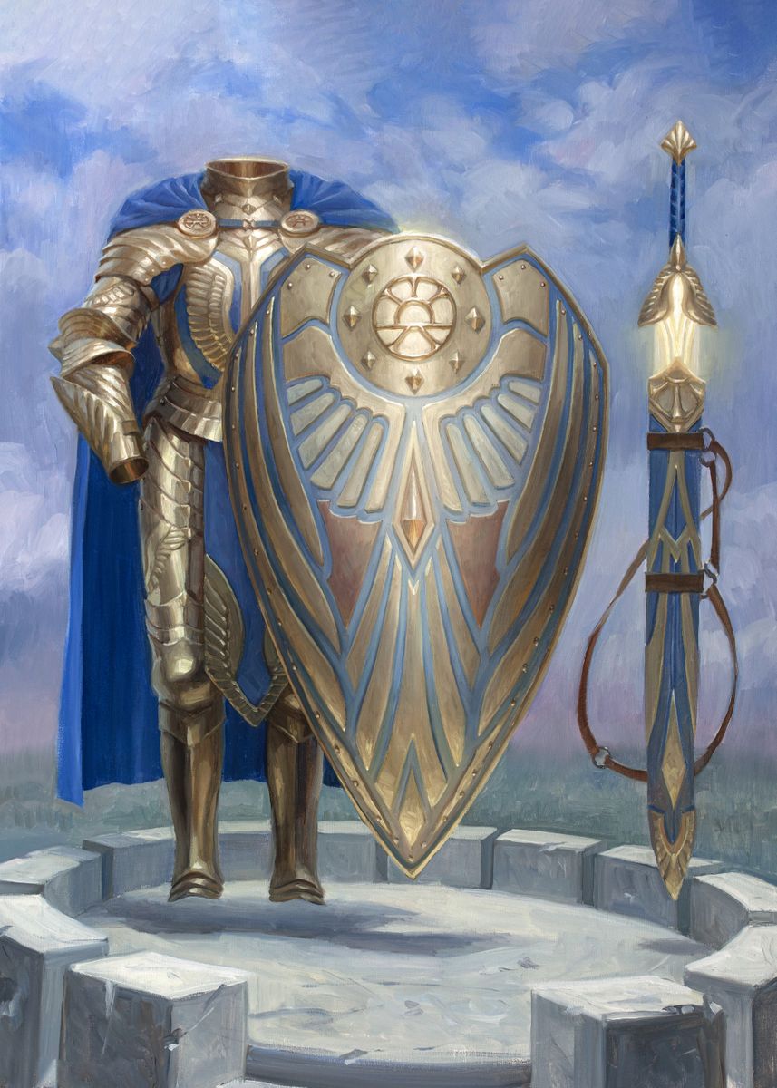 'Paladin Illustration' Poster, picture, metal print, paint by Dungeons and Dragons | Displate