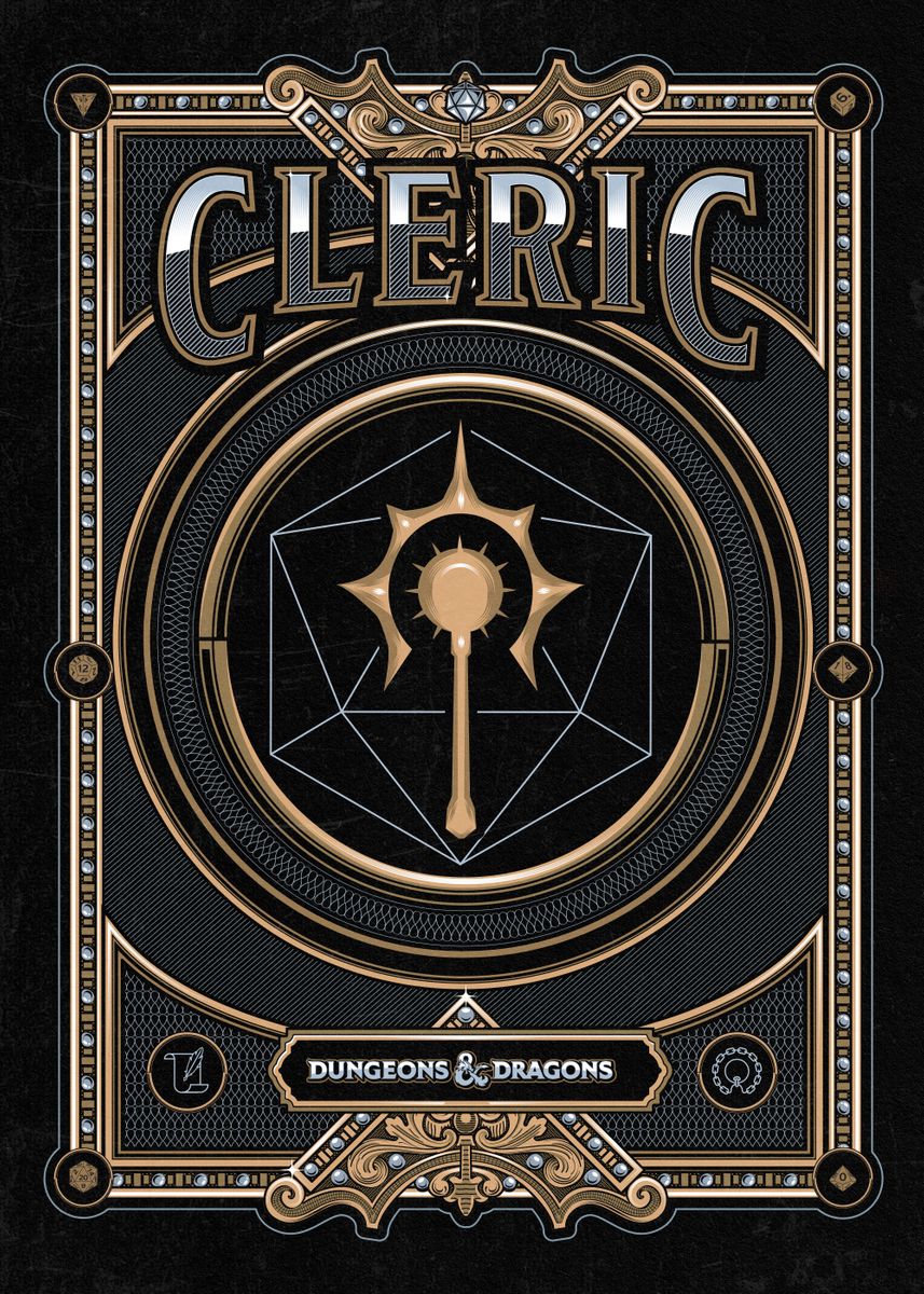 'Cleric' Poster, picture, metal print, paint by Dungeons and Dragons ...