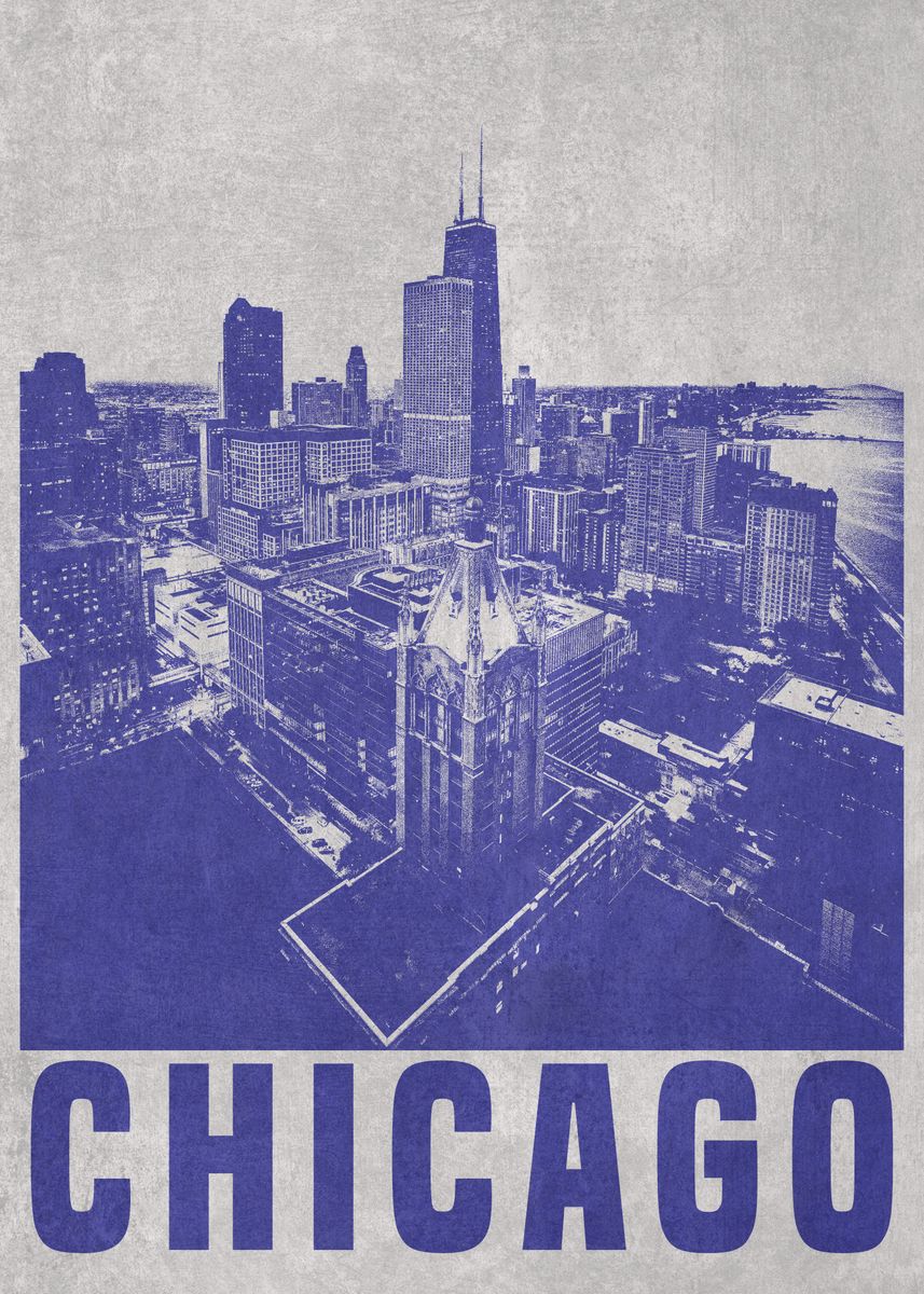 'Chicago' Poster by denvector | Displate