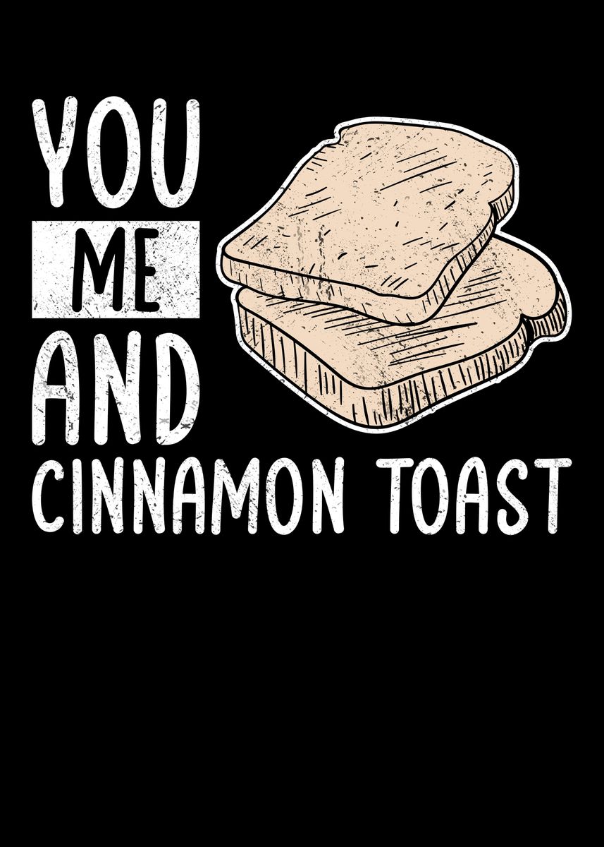 'Cinnamon Toasts' Poster, picture, metal print, paint by Lukes Pixel ...