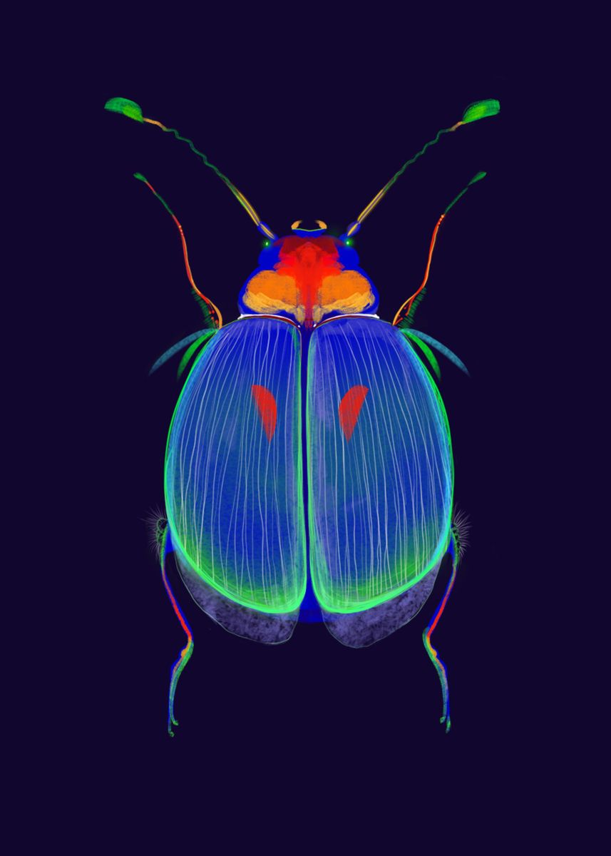 'Green strength' Poster, picture, metal print, paint by Weinni | Displate