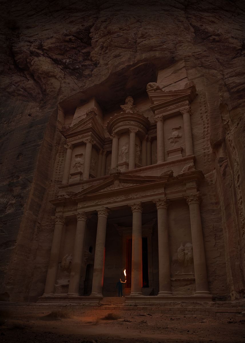 'Exploring the Ruins' Poster, picture, metal print, paint by Shaheen ...