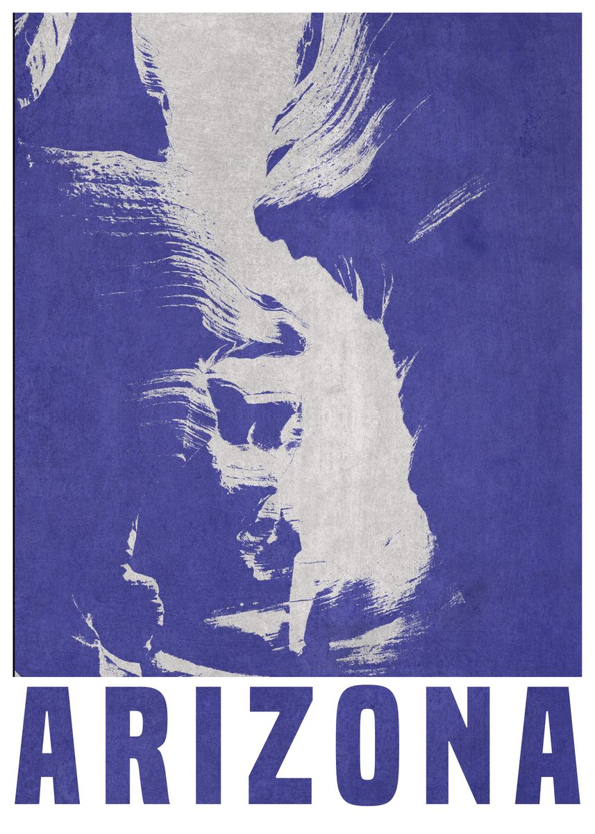'Arizona' Poster, picture, metal print, paint by denvector | Displate