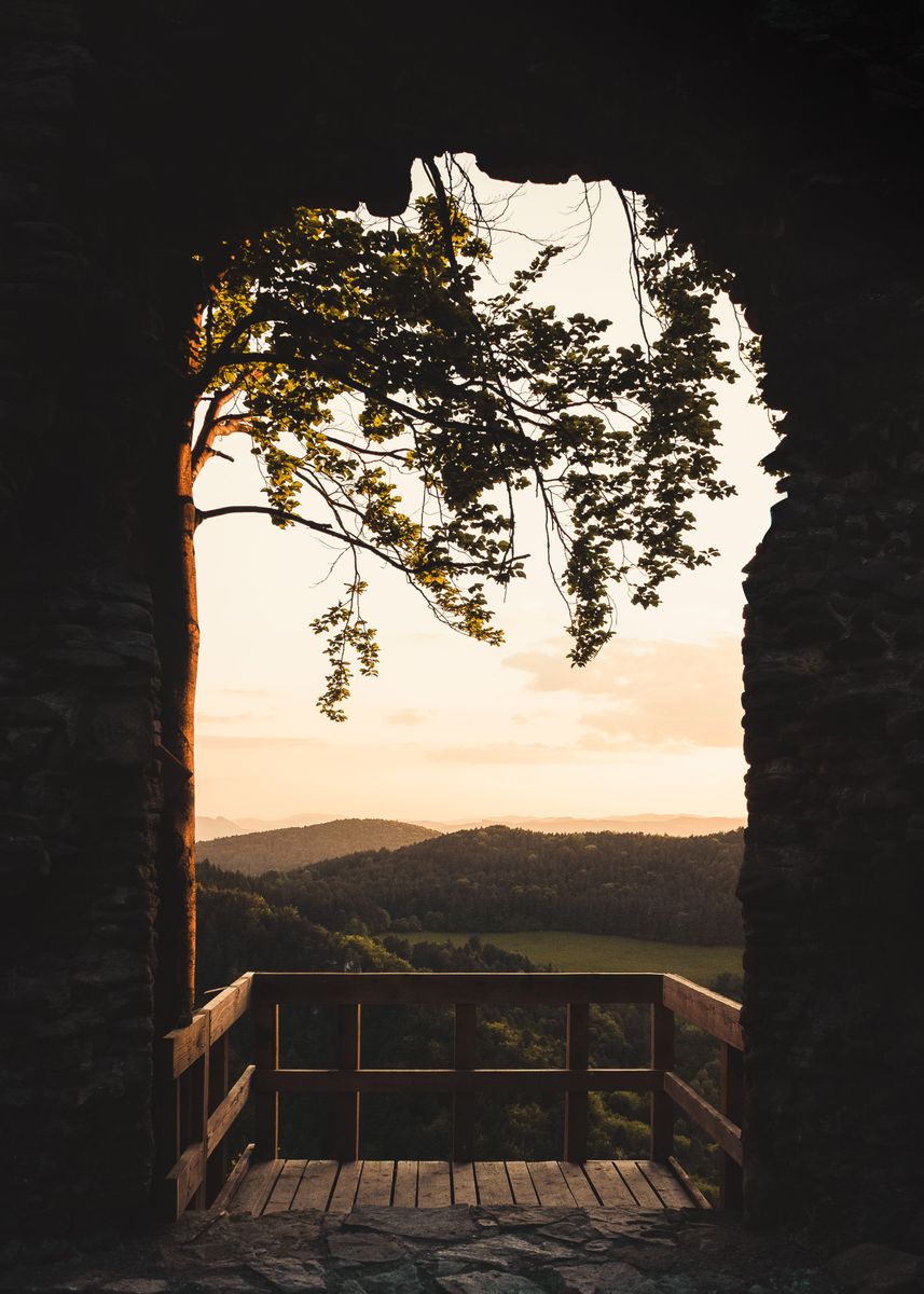 'Viewpoint' Poster, picture, metal print, paint by 19thpic | Displate