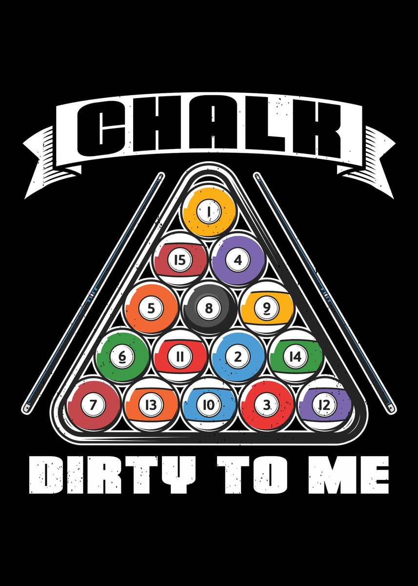 'Billiard Pool Player' Poster, picture, metal print, paint by ...