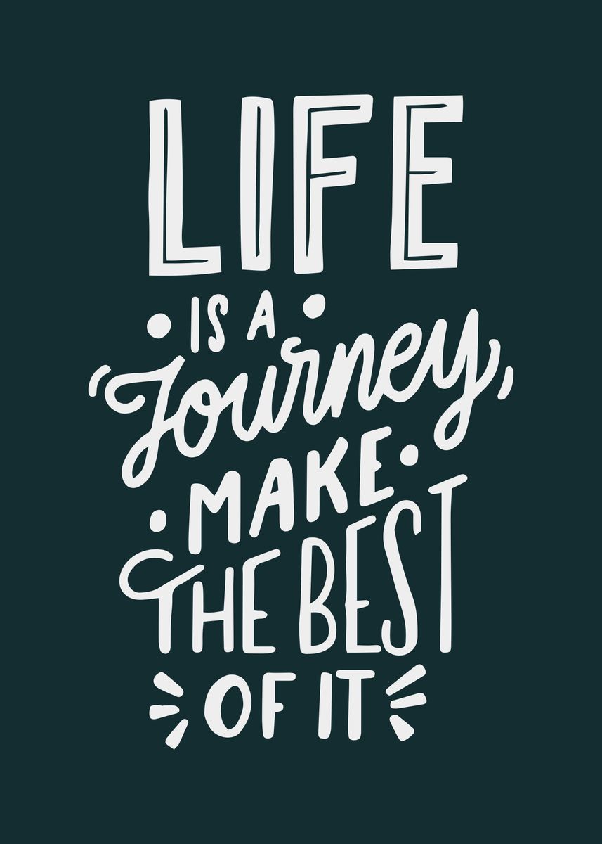 'Poster quotes' Poster, picture, metal print, paint by gago art | Displate