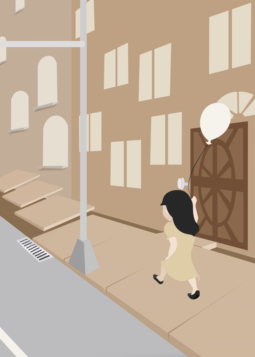 'Princess Walking' Poster by David Lontok | Displate