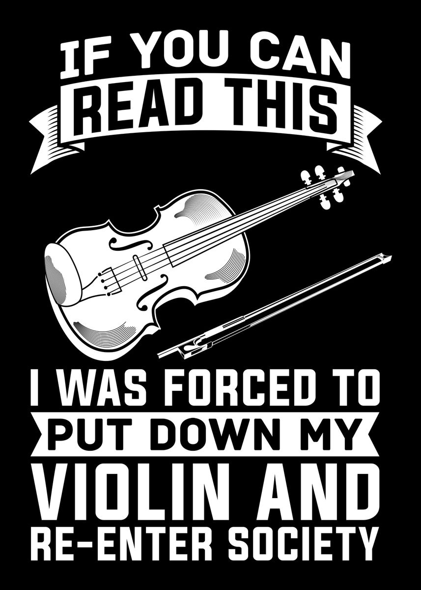 'Violin Violinist' Poster by CrazySquirrel | Displate