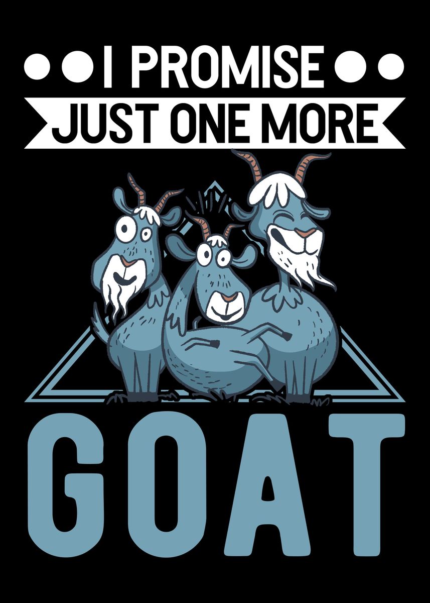 'Goat Farmer Goatherd' Poster by FavoritePlates | Displate