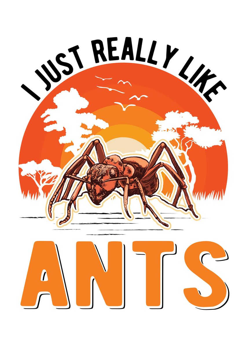 'Ant Farm Ant Keeper' Poster, picture, metal print, paint by ...